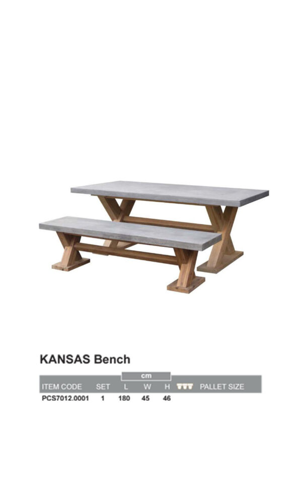KANSAS (X BENCH SET 1) - ROSA PLANTERS VIETNAM CO., LTD