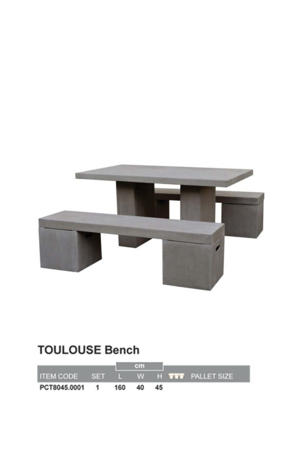 TOULOUSE BENCH - ROSA PLANTERS VIETNAM CO., LTD